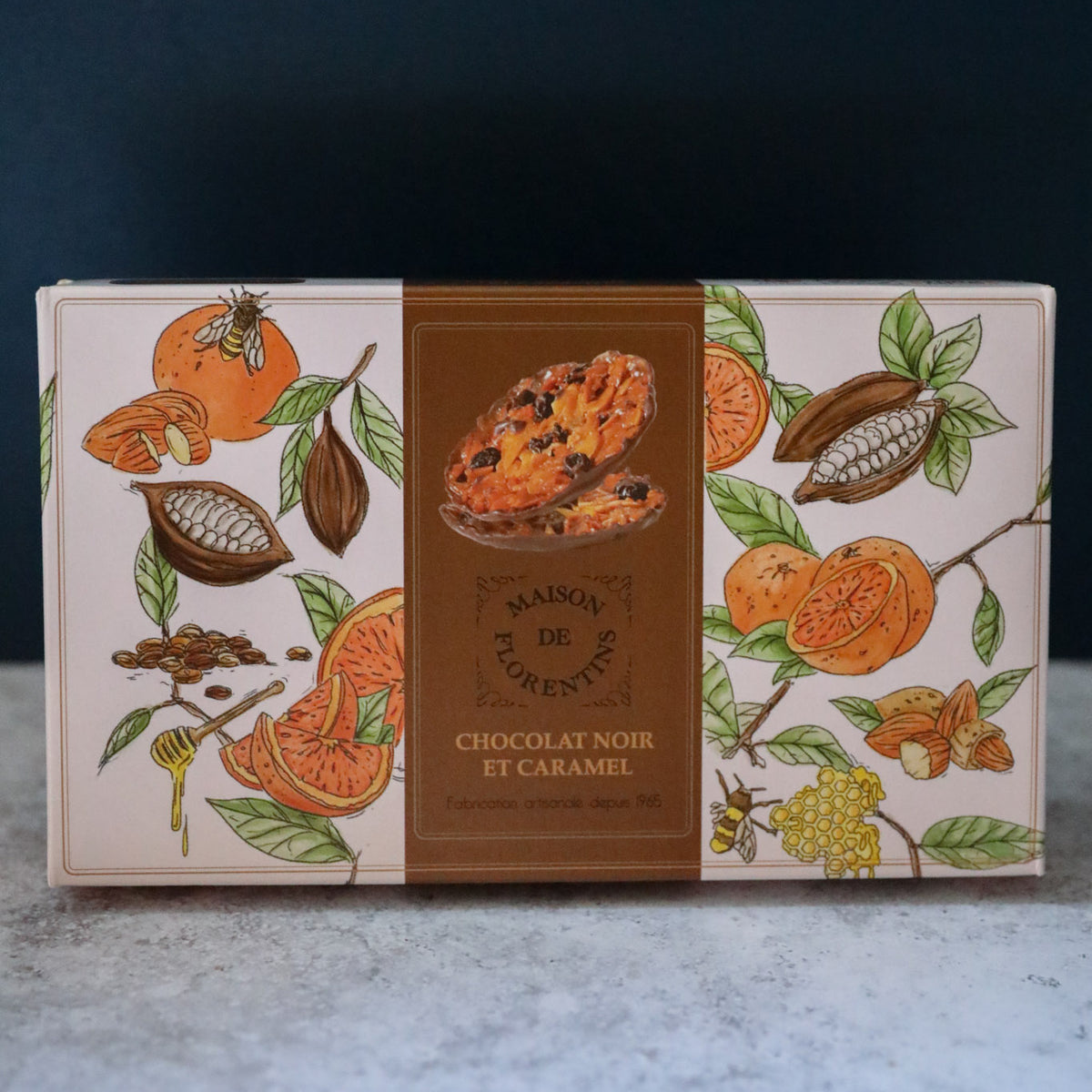 Dark Chocolate & Caramel Florentines, Maison de Florentins – The ...