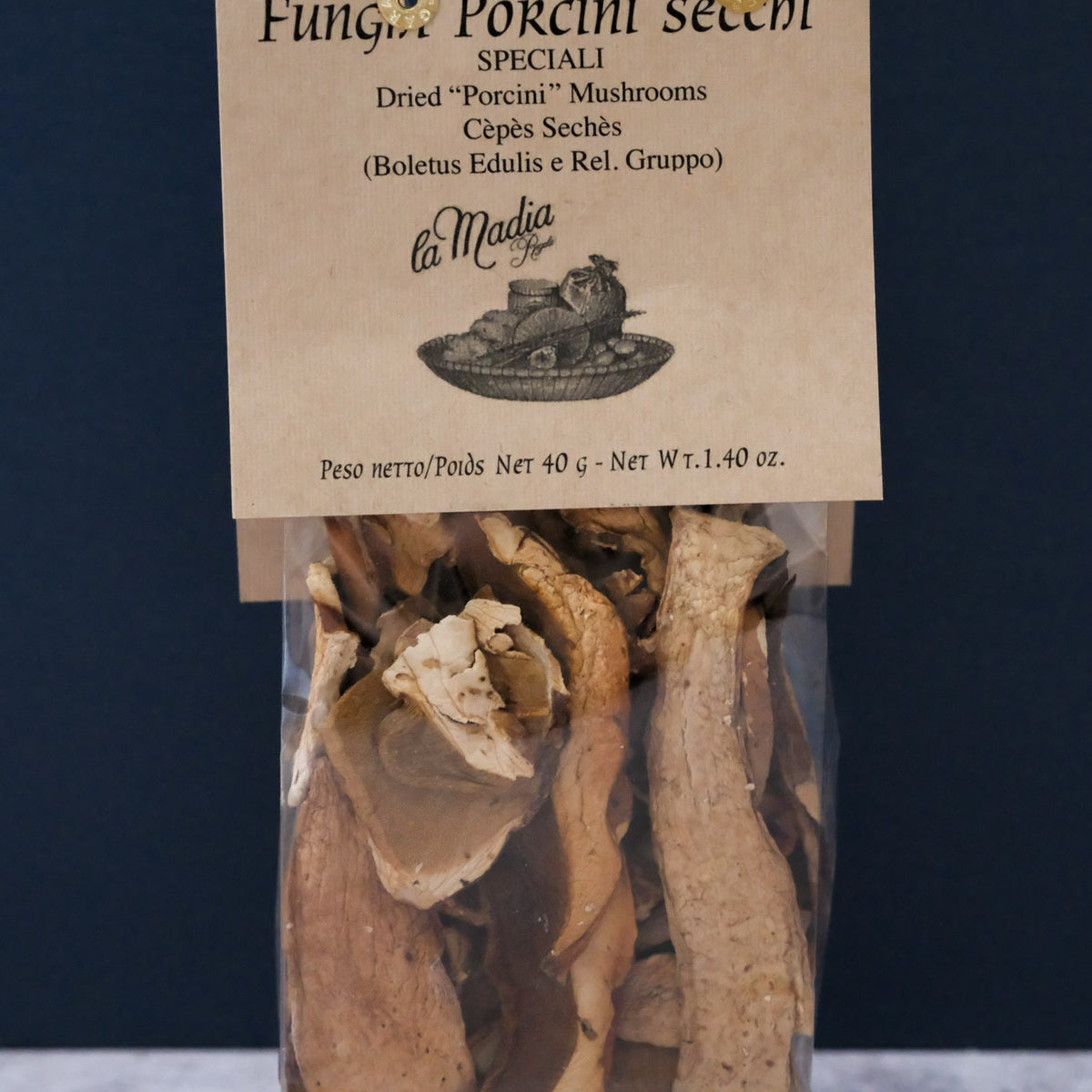 Dried Porcini Mushrooms, La Madia Regale – The Cambridge Cheese Company