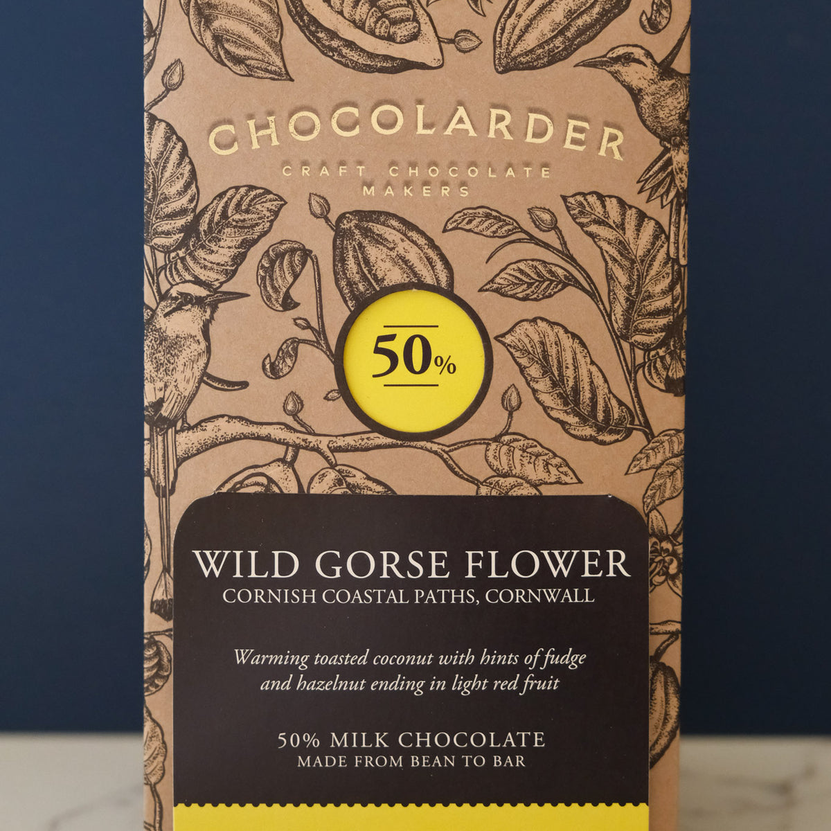 Wild Gorse Flower Chocolate, 50%, Chocolarder – The Cambridge Cheese ...